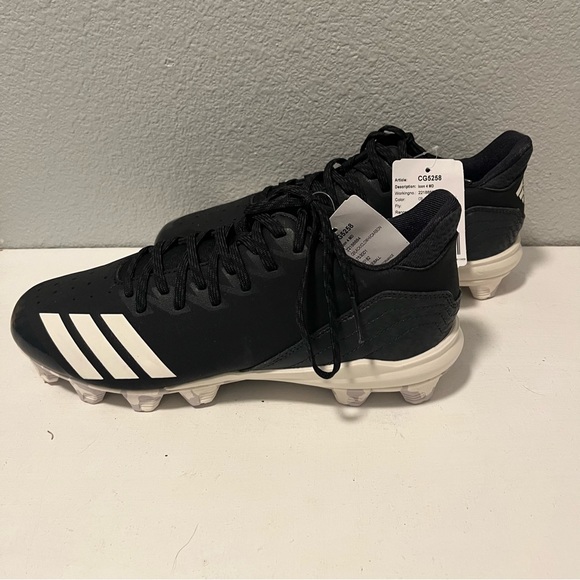 adidas | Shoes | Adidas Mens Icon 4 Md Baseball Cleats Size 9 Black ...